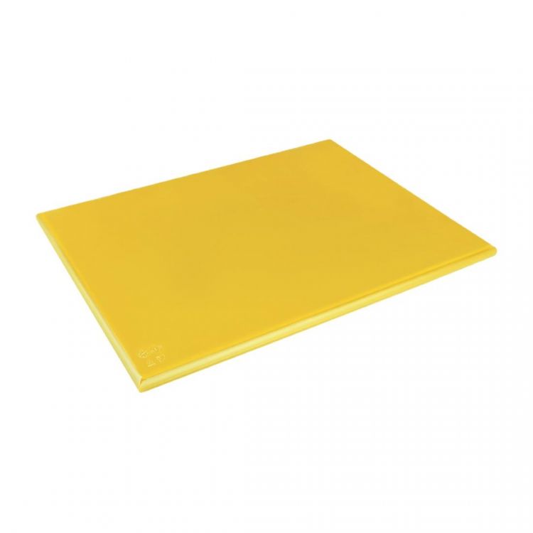 Hygiplas Extra Thick Low Density Yellow Chopping Board | Joynsons Hygiplas Extra Thick Low Density Yellow Chopping Board | Joynsons